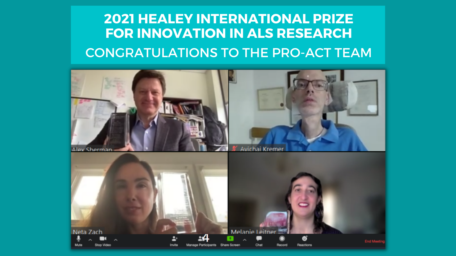 Sean M. Healey & AMG Center for ALS at Mass General awards annual ...