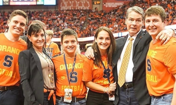 Tim Green, Founder of Tackle ALS, retires his NFL Jersey at Syracuse ...