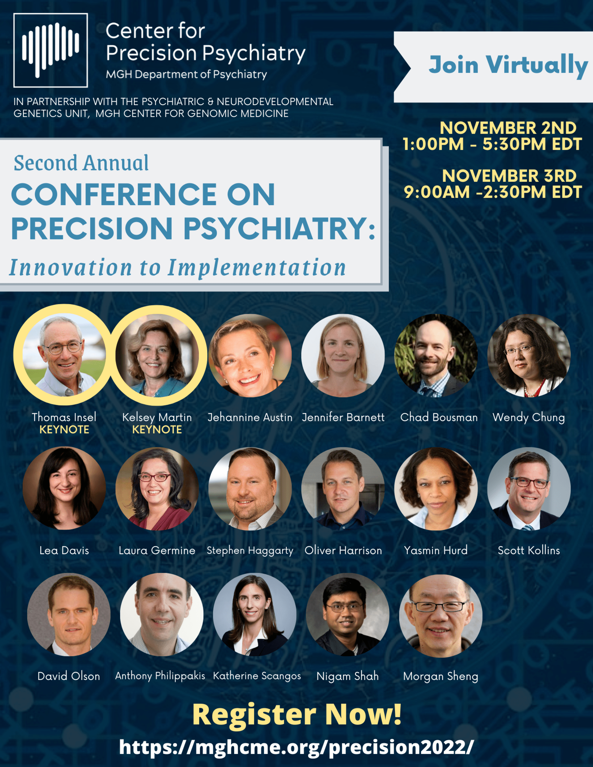 The Center's Annual Conference on Precision Psychiatry