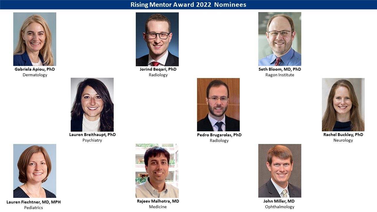 Congratulations to the 2022 Excellence in Mentoring Award recipients!